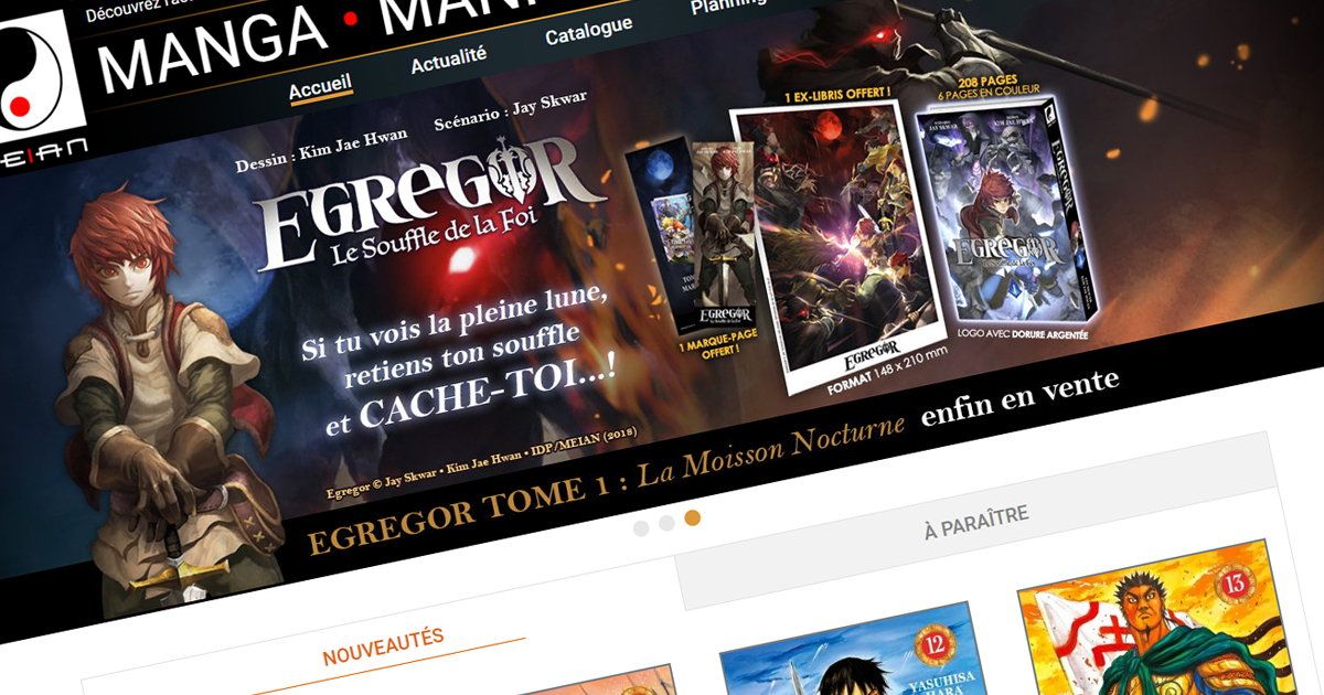 Planning | Meian : Editeur Manga & Manhwa